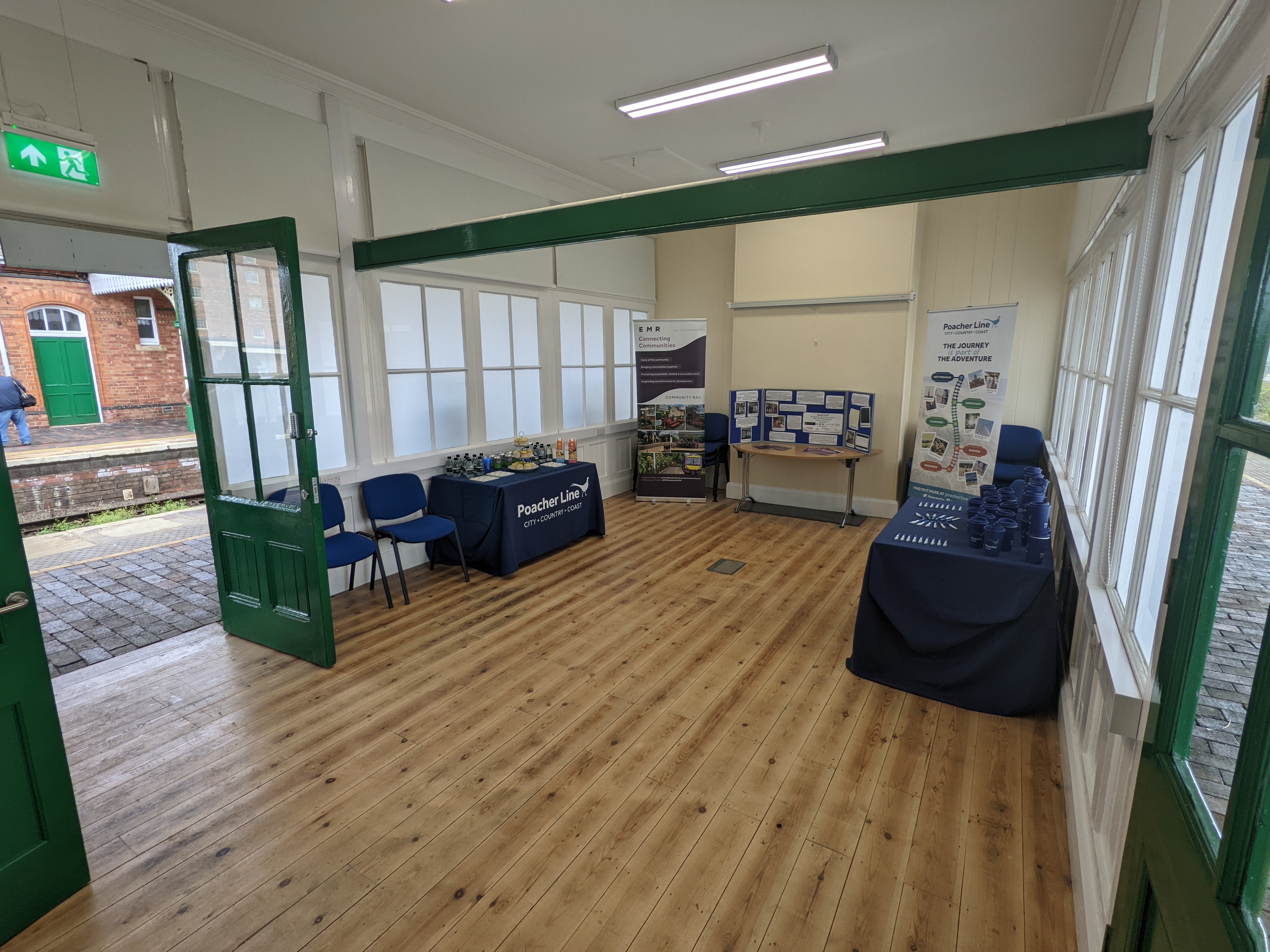 New community room and heritage colours repaint for Sleaford station | EMR
